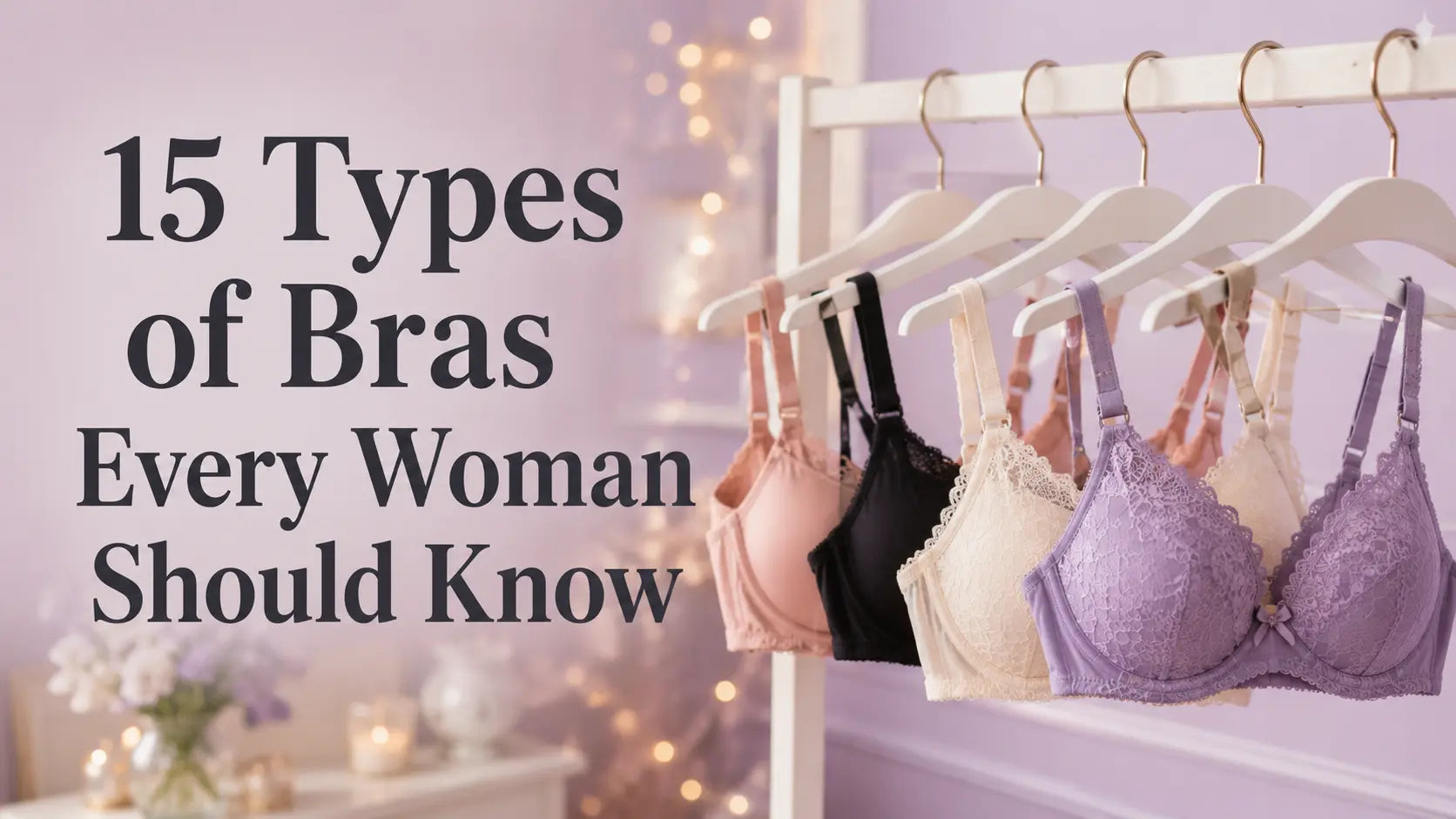 Different Bra Styles 15 Types Of Bras Every Woman Needs